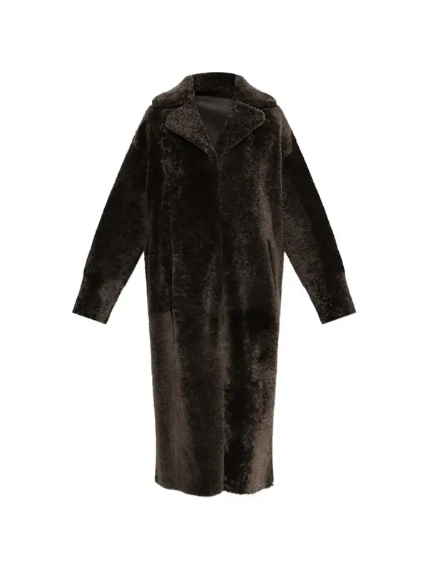 ARMA Ines Reversible Shearling Coat - Brown
