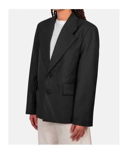 Séfr Lapel Long-sleeved Suit Jacket
