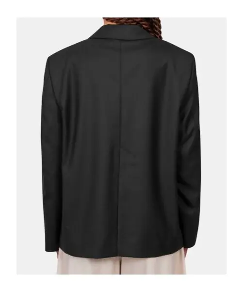 Séfr Lapel Long-sleeved Suit Jacket
