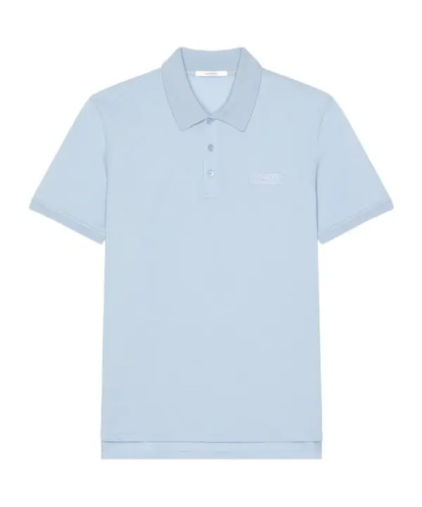 Givenchy Polo In Cotton With Paris Gros Grain