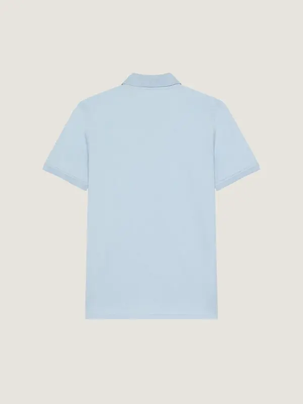 Givenchy Polo In Cotton With Paris Gros Grain