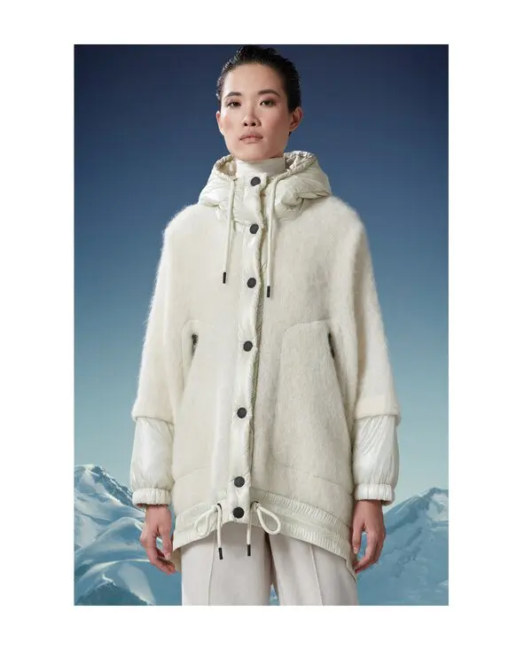 Moncler Mohair, Wool Alpaca Cape