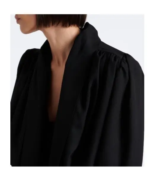 Chloé Gathered Cropped Faille Jacket