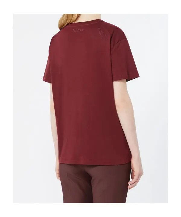 Max Mara Smmsegale Crewneck T-shirt - Deep Red