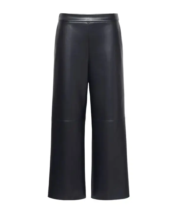 Max Mara Leather-style Straight Leg Pants