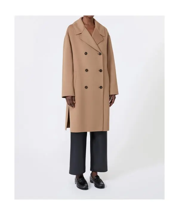 Max Mara Leather-style Straight Leg Pants