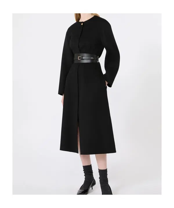 Max Mara Wool, Cashmere And Silk Redingote Coat