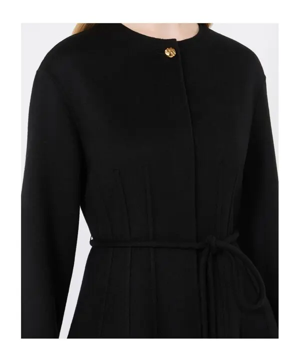 Max Mara Wool, Cashmere And Silk Redingote Coat