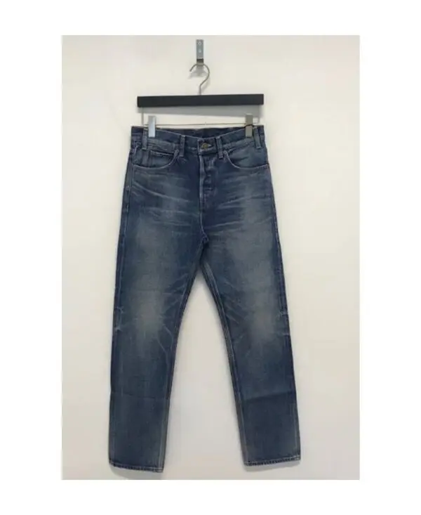 Celine Boyfriend Jeans In Union Wash Denim
