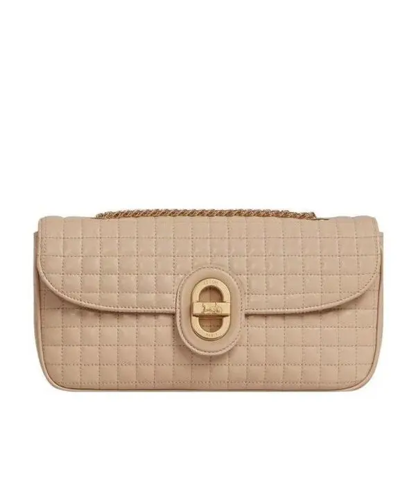 Celine Medium Chain Sulky Bag In Quilted Lambskin