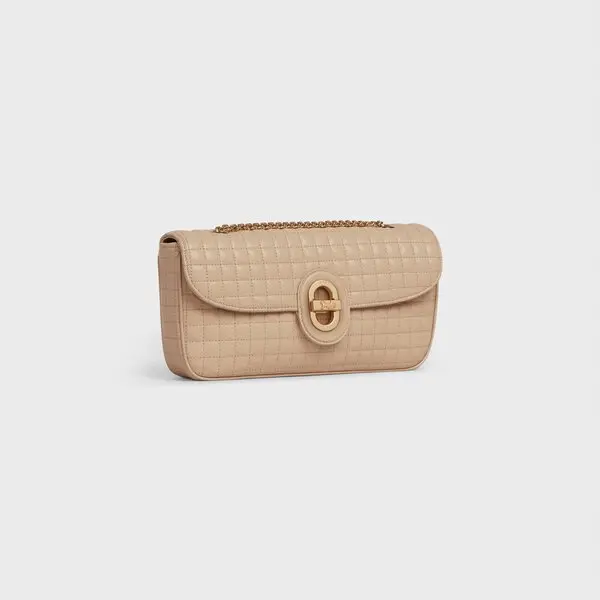 Celine Medium Chain Sulky Bag In Quilted Lambskin
