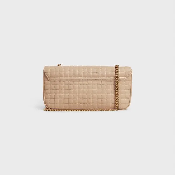Celine Medium Chain Sulky Bag In Quilted Lambskin