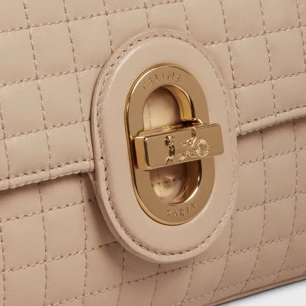 Celine Medium Chain Sulky Bag In Quilted Lambskin