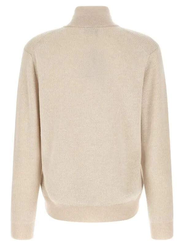 Brioni Half-zip Mockneck Jumper