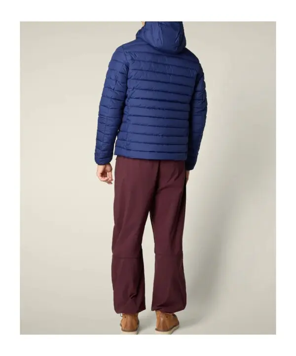 SAVE THE DUCK Logo Hooded Puffer Jacket