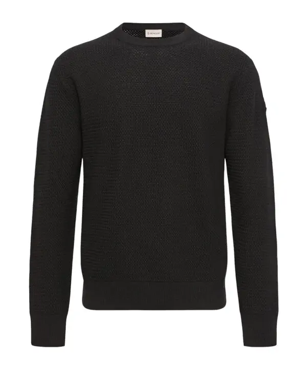 Moncler Textured Cashmere Wool Sweater