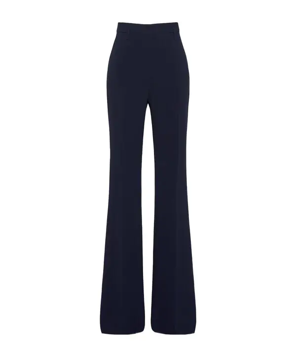 Max Mara Flared Cady Trousers