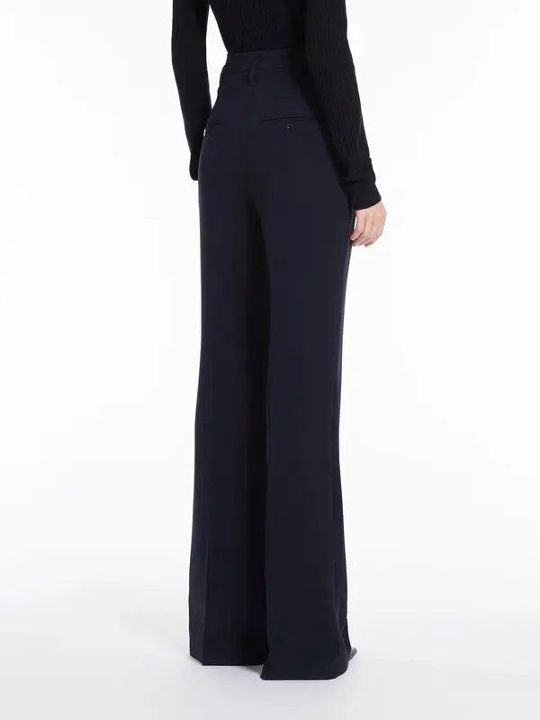Max Mara Flared Cady Trousers