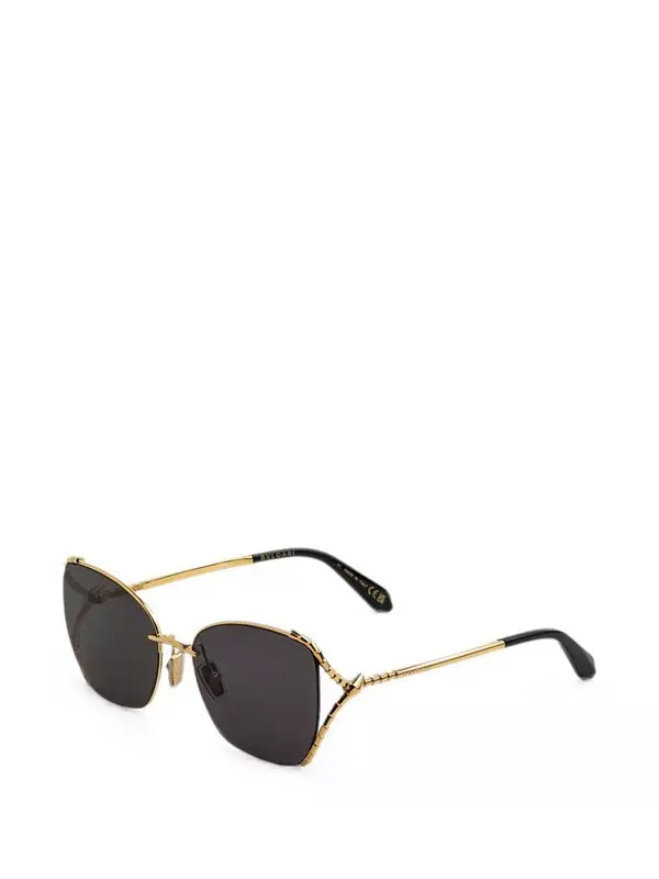 BVLGARI Serpenti Rectangle-frame Sunglasses