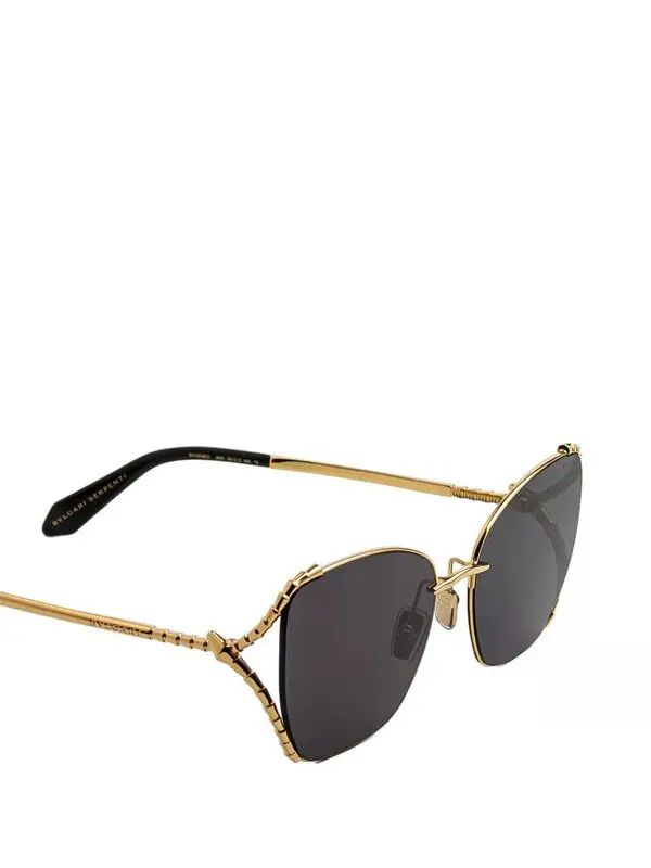 BVLGARI Serpenti Rectangle-frame Sunglasses