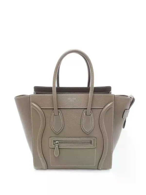 Celine 2000s Micro Luggage Tote Bag