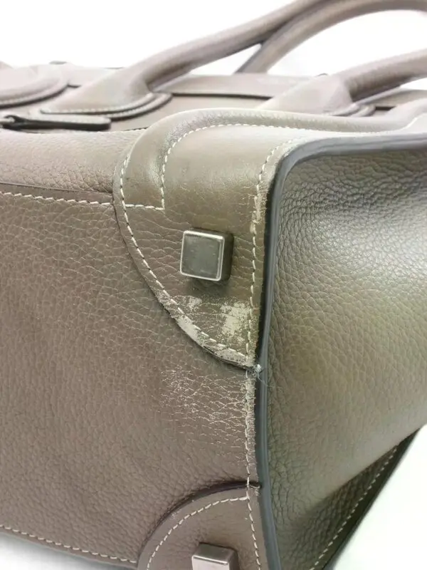 Celine Micro Luggage Tote Bag - Grey
