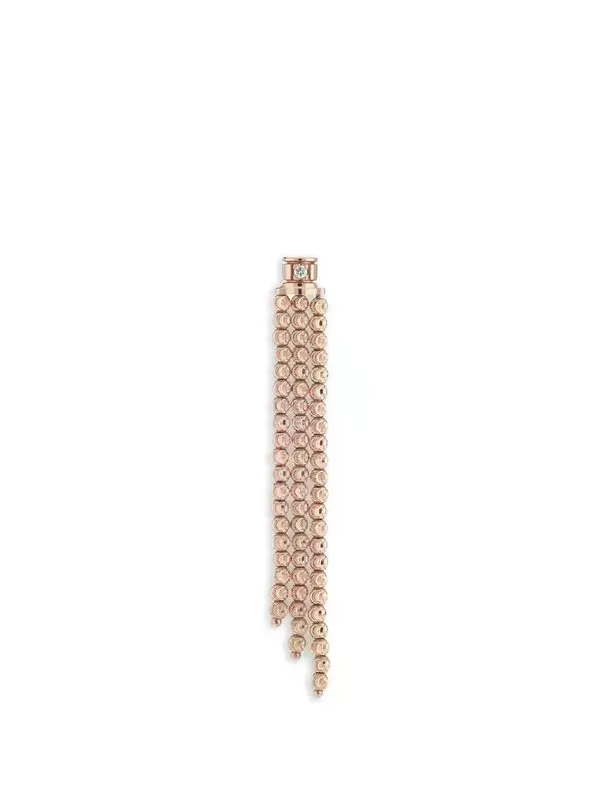 OFFICINA BERNARDI Moon Three-row Diamond Drop Earrings