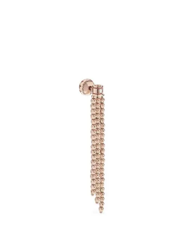 OFFICINA BERNARDI Moon Three-row Diamond Drop Earrings