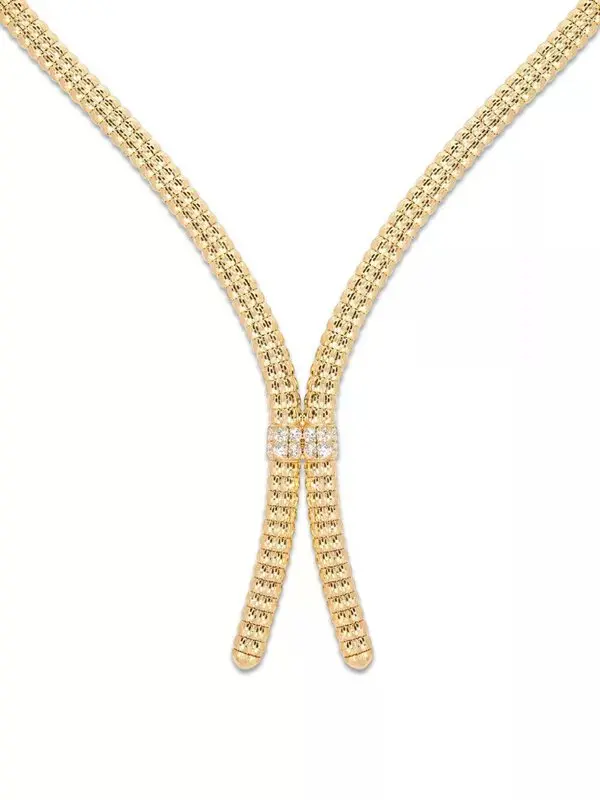 OFFICINA BERNARDI Enigma Y Diamond Necklace - Gold