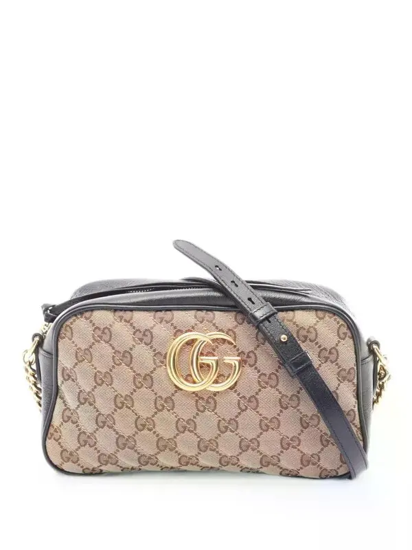 Gucci 2000s Gg Marmont Chain-strap Crossbody Bag