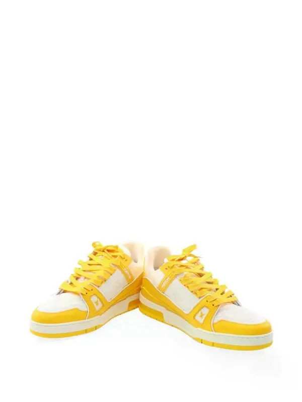 LOUIS VUITTON 2022 Trainer Line Sneakers - Yellow