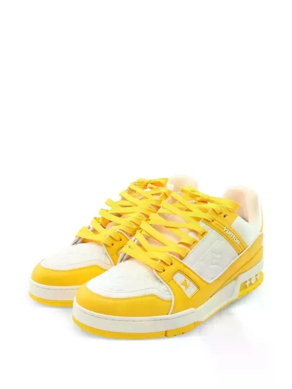 LOUIS VUITTON 2022 Trainer Line Sneakers - Yellow