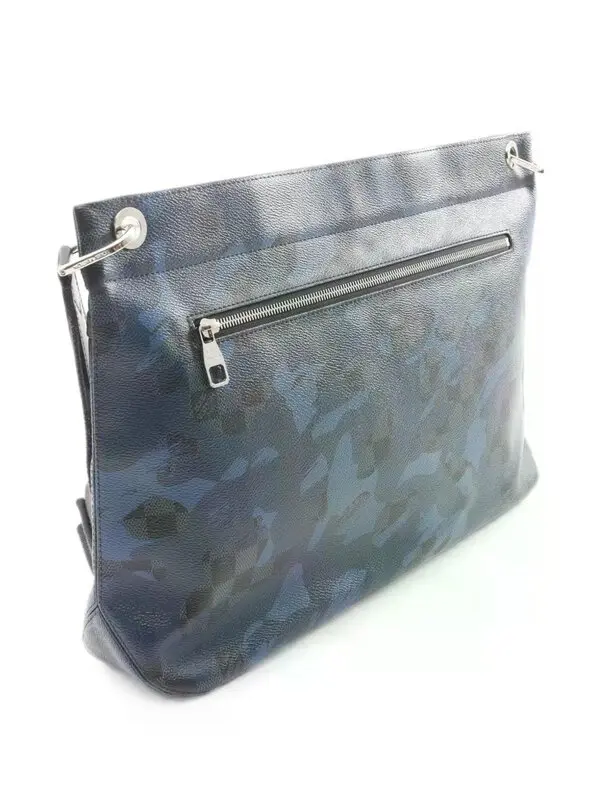 LOUIS VUITTON 2016 Damier Cobalt Camouflage Messenger Bag - Blue