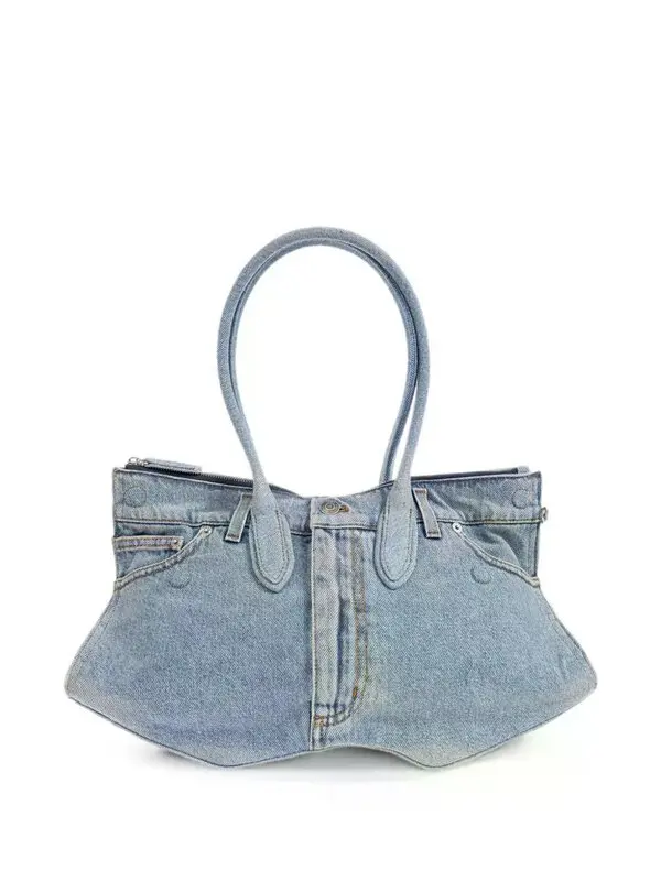 Alexander McQueen Manta Bag Manta Denim Shoulder Bag