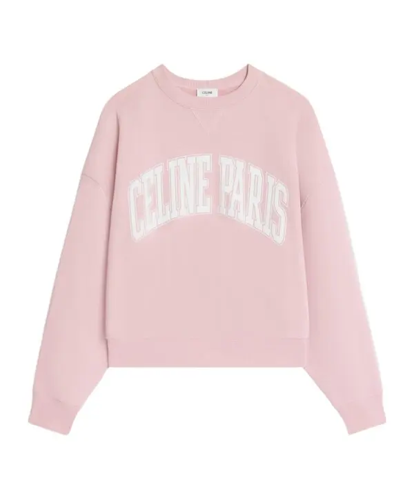 Celine Oversized Sweatshirt In Cotton Fleece