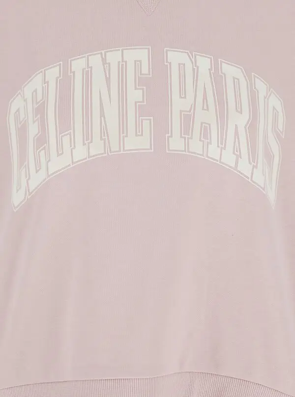 Celine Oversized Sweatshirt In Cotton Fleece