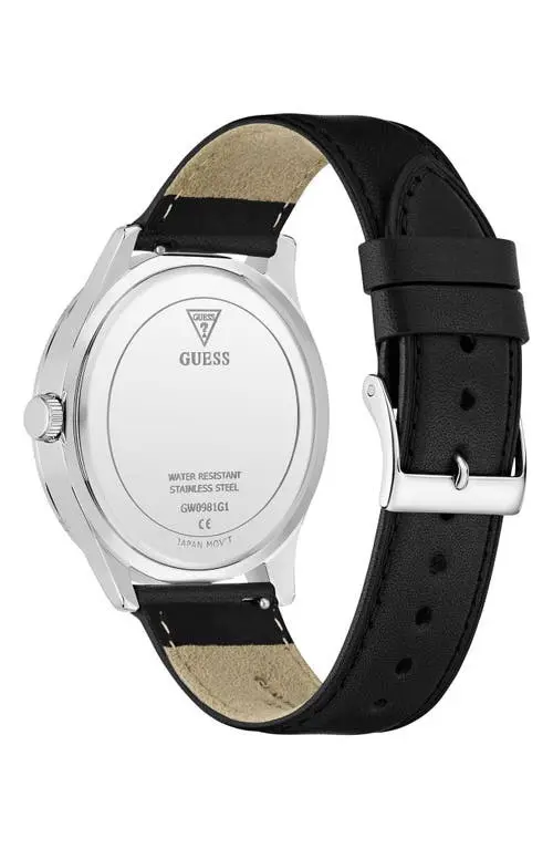 Guess Embossed Logo Watch With Interchangeable Straps