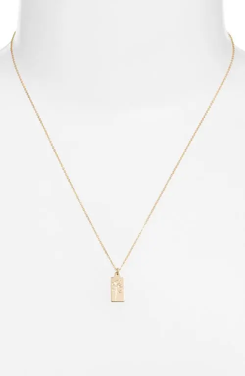 SET & STONES Tawney Birth Flower Pendant Necklace