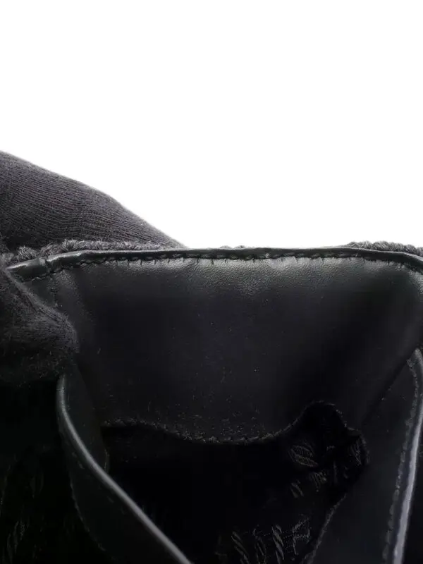 Prada 2000s Triangle Logo Tote Bag