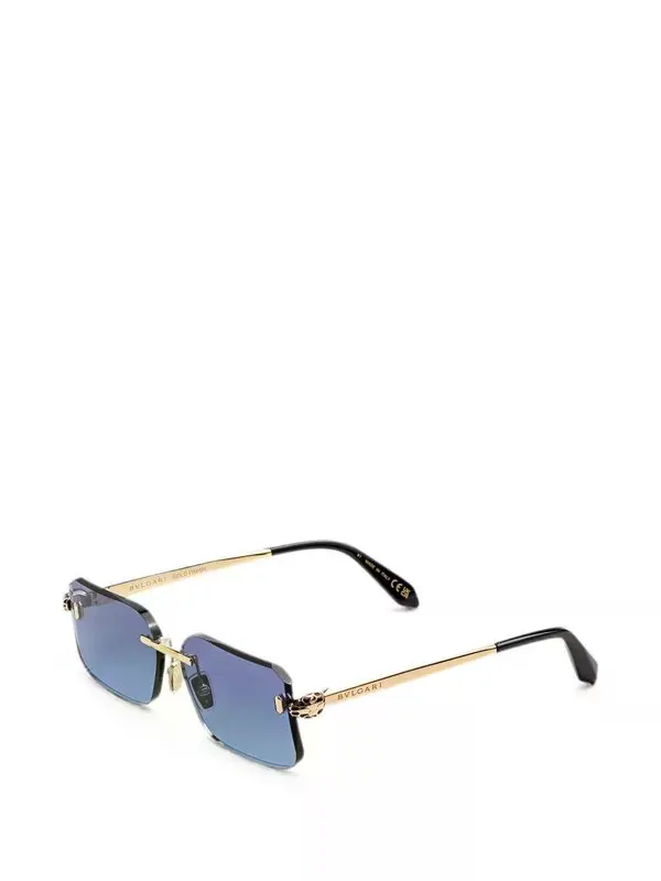 BVLGARI Rimless Geometric Sunglasses