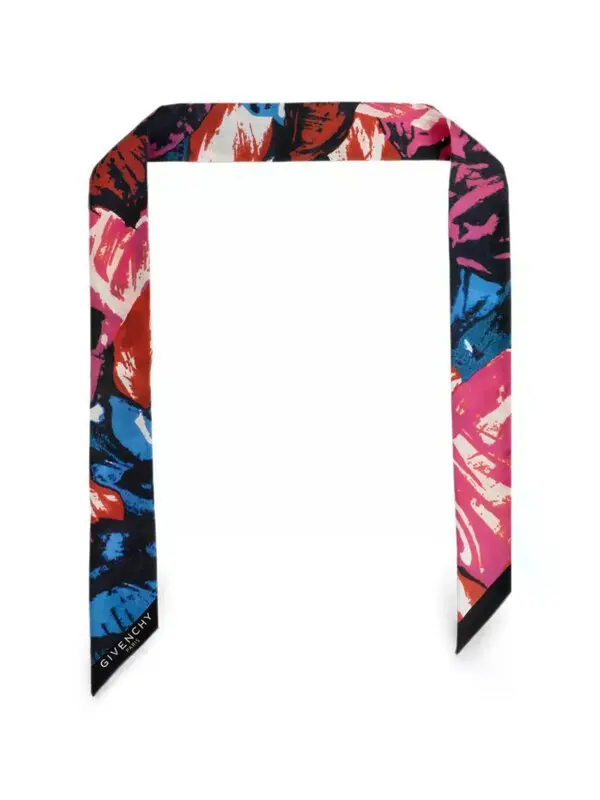 Givenchy Abstract-print Silk Scarf