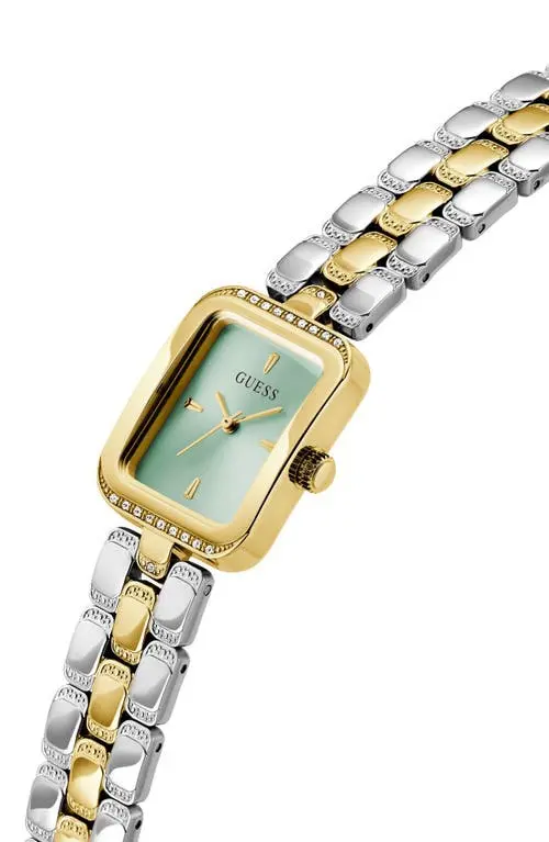 Guess Isla Tank Two-tone Bracelet Watch