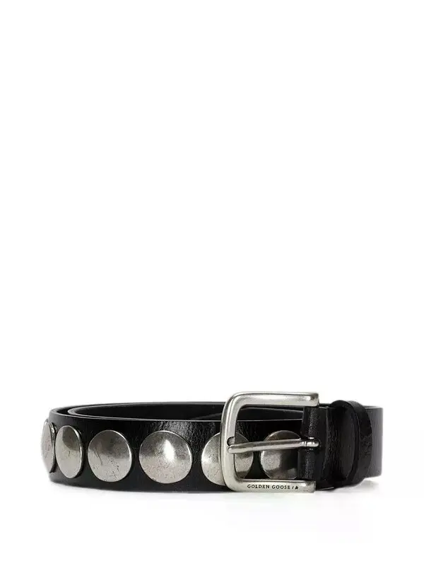 GOLDEN GOOSE Trinidad Stud-embellished Belt - Black