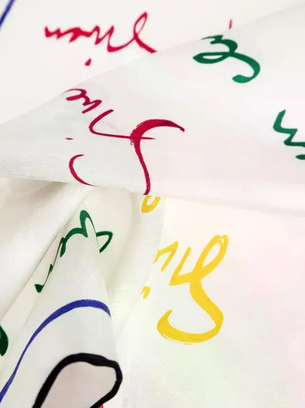 Givenchy Logo-print Silk Scarf - White