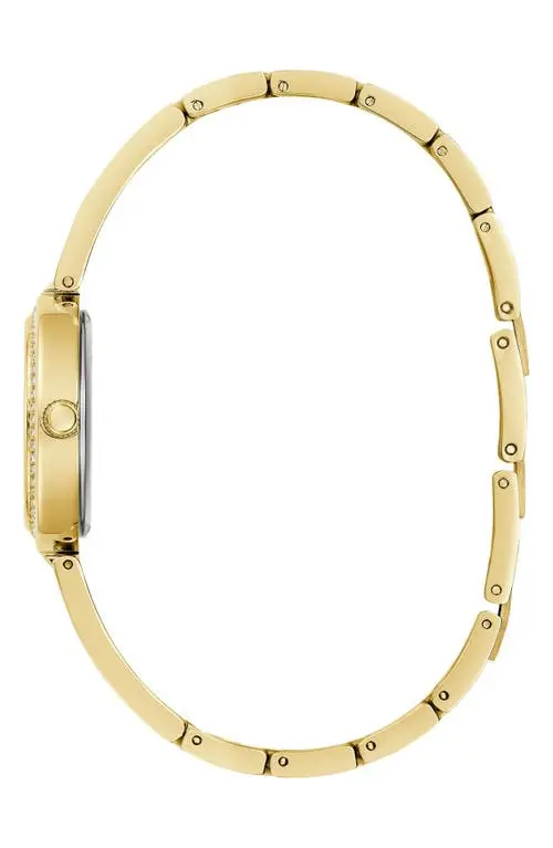 Guess Lovey Crystal Bracelet Watch - Pink