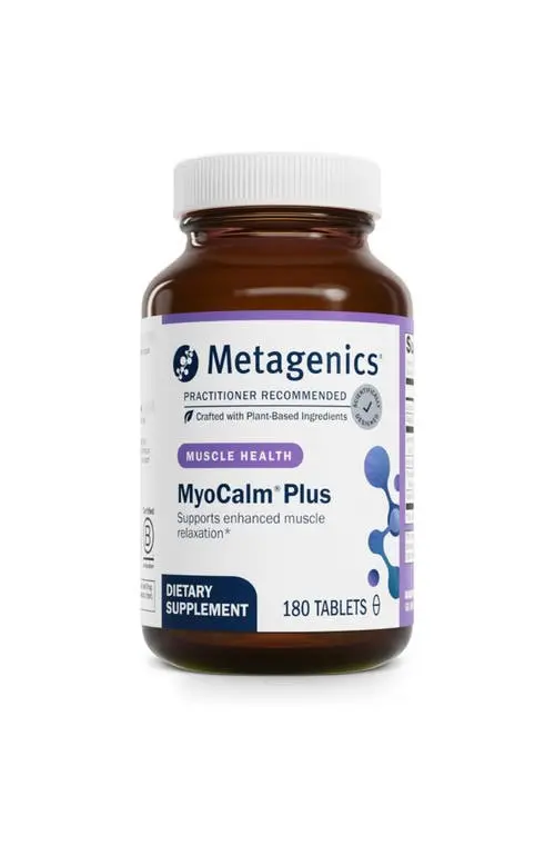METAGENICS Myocalm Plus Herbal Muscle Relaxation Supplement 180 Tablets