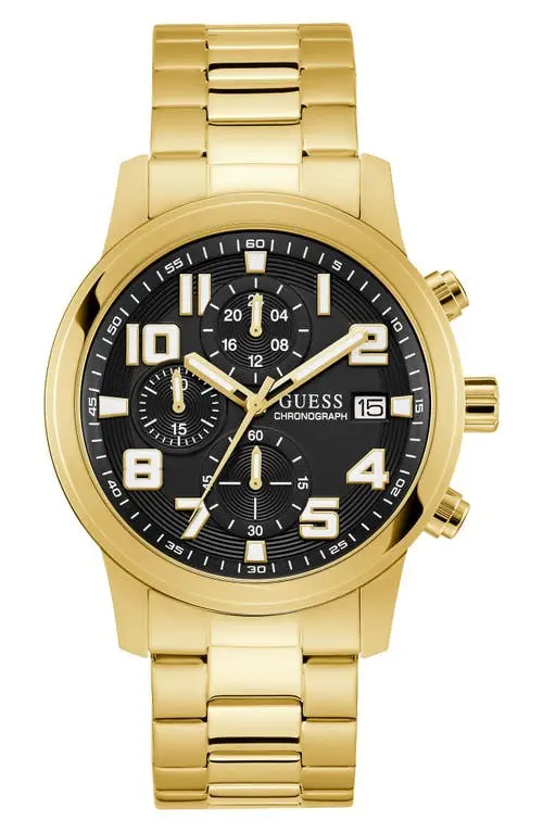 Guess Atticus Tone Chronograph Bracelet Watch