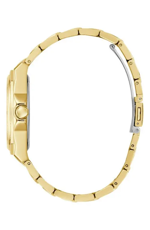 Guess Crystal Bezel Chronograph Bracelet Watch