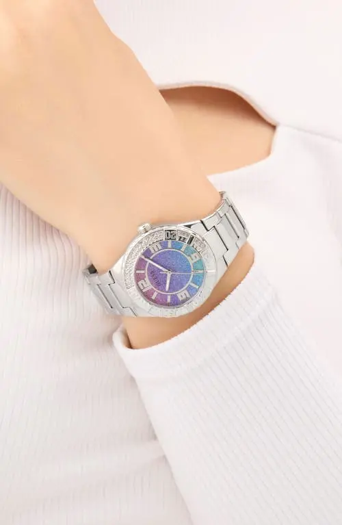 Guess Sangria Ombré Crystal Bracelet Watch