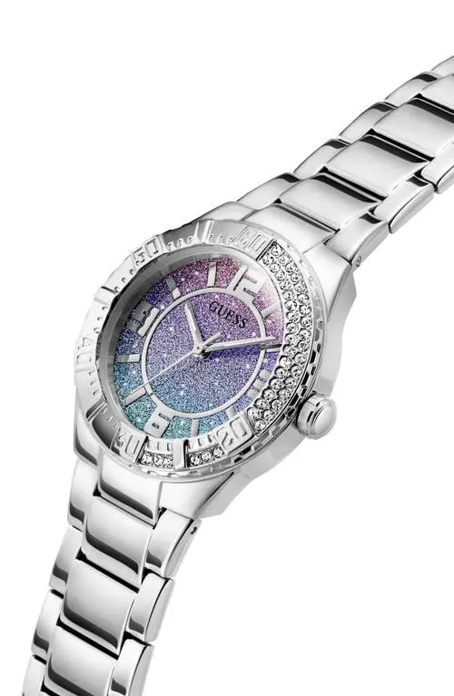 Guess Sangria Ombré Crystal Bracelet Watch